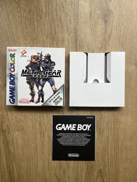GAMEBOY COLOR METAL Gear Solid Box And Insert ONLY - Near mint £99.48 ...