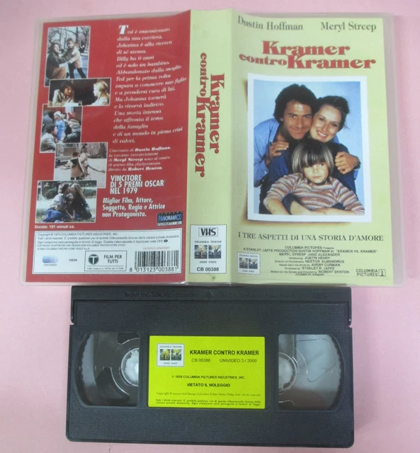 VHS FILM KRAMER CONTRO KRAMER 2000 Dustin Hoffman Meryl Streep (F217) no dvd EUR 14,99 - PicClick FR