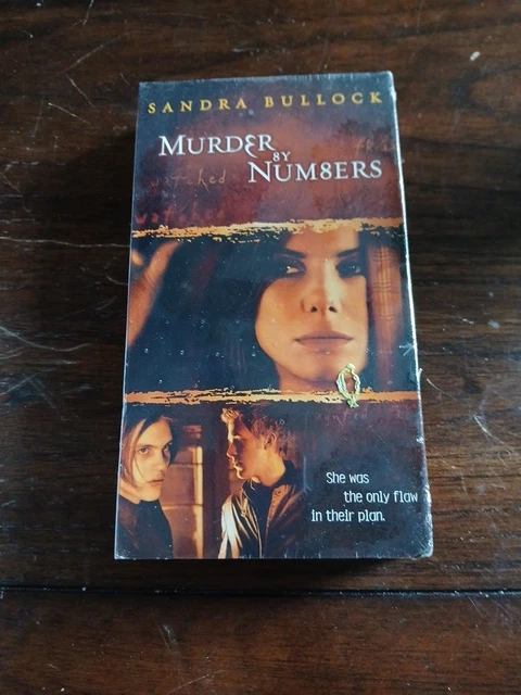 MURDER BY NUMBERS VHS Sandra Bullock Ryan Gosling Horror Thriller -New ...