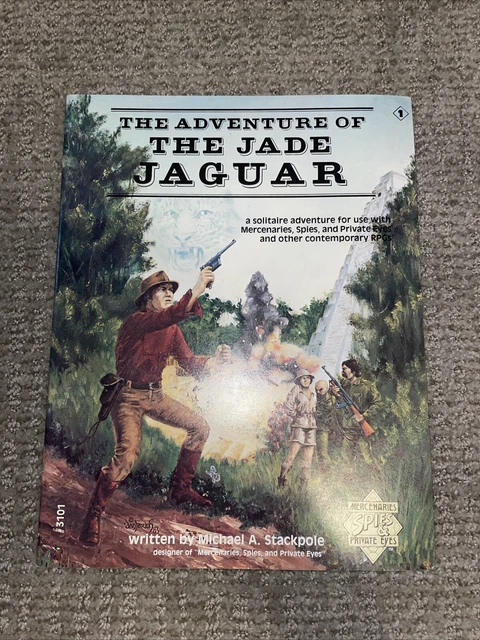 FLYING BUFFALO RPG Adventure of the Jade Jaguar, The SC Mercenaries ...