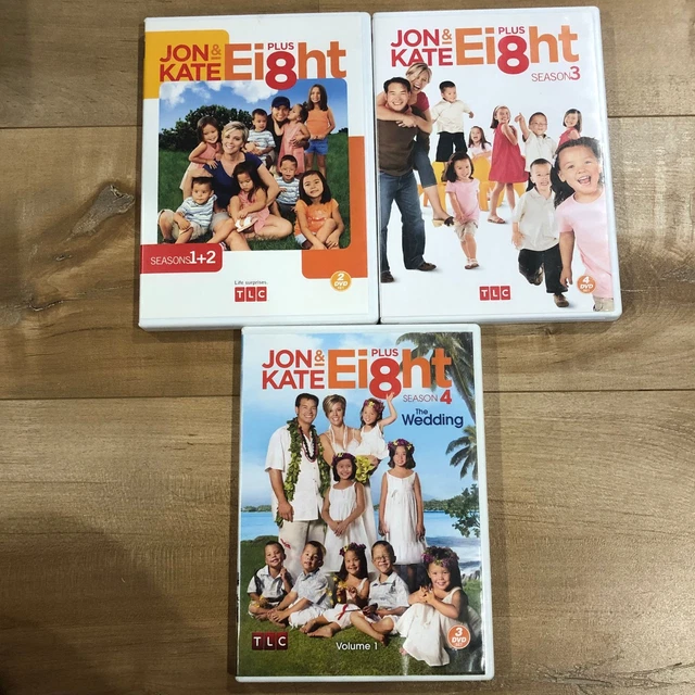TLC JON & Kate Plus Eight DVD Lot Seasons 1+2 3 4 Complete Sets ...