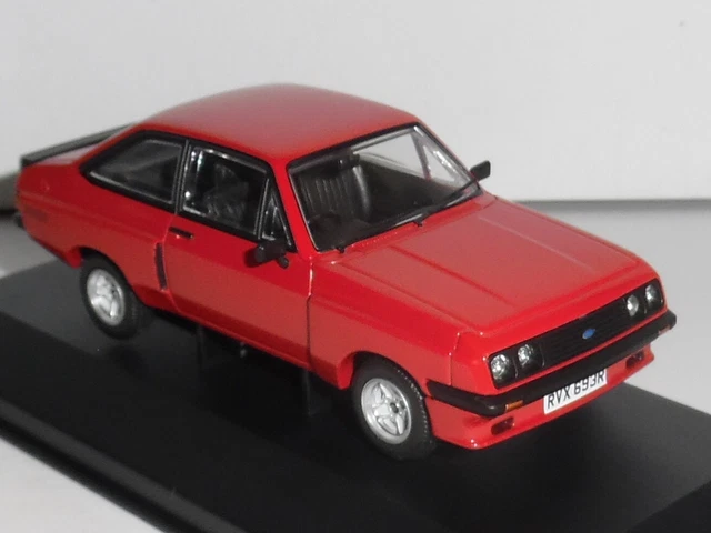 CORGI/VANGUARDS. VA14902 `FORD ESCORT MK2 RS2000 X PACK` in RED ``NEW ...