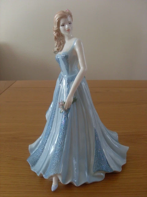 COALPORT FIGURE 'MARION' Ladies Of Fashion Figure Stunning Example £39. ...
