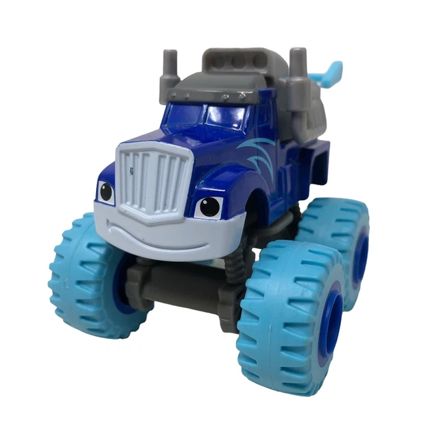 BLAZE & THE Monster Machines Die-Cast Monster Engine Crusher Truck Blue ...