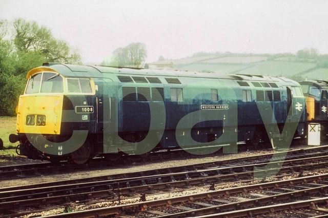 UK DIESEL TRAIN Railway Photograph Of Class 52 Western D1008. Rm52-23 £ ...