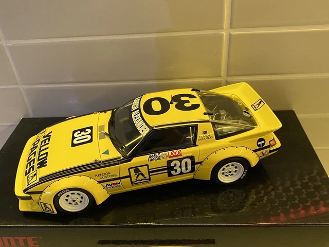 BIANTE 1:18 1984 Bathurst Mazda Rx7 Yellow Pages T.kavich/P.alexander ...