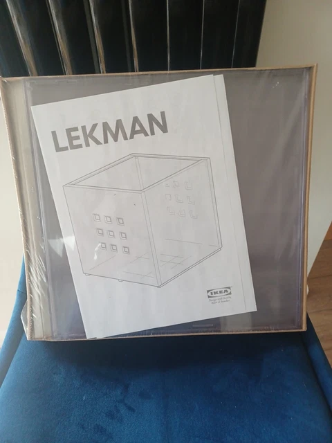 IKEA LEKMAN CLEAR Plastic Box for KALLAX Storage Unit 33x33x37cm NEW £ ...