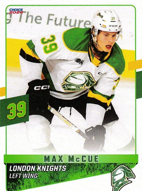 2023-24 LONDON KNIGHTS Max McCue OHL Columbus vestes bleues EUR 2,23 ...