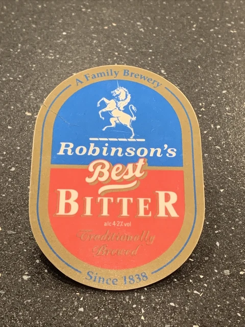 VINTAGE ROBINSON’S BEST Bitter sign , BEER PUMP CLIP, BADGE ,FONT £8.00 ...