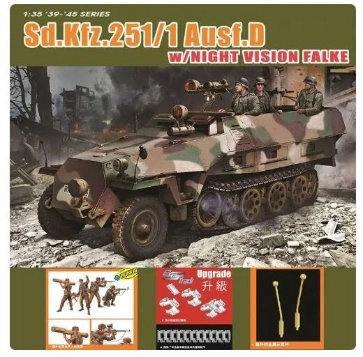 DRAGON - SD.KFZ.251/1 Ausf.D W/NIGHT CISION FALKE KIT 1:35 EUR 81,79 ...