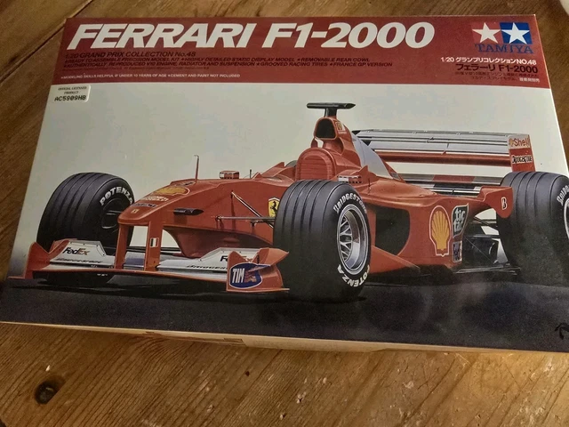 TAMIYA FERRARI F1 2000, 1:20 Bausatz Full View und rot EUR 85,00 ...