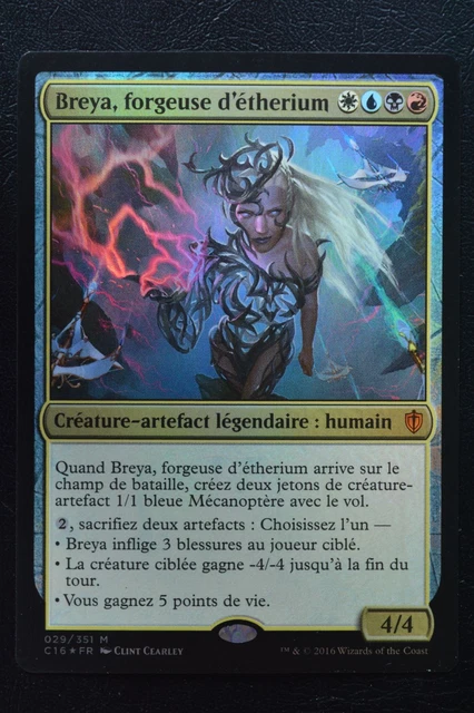 MAGIC THE GATHERING MTG BREYA, ETHERIUM SHAPER FOIL FRENCH Commander ...