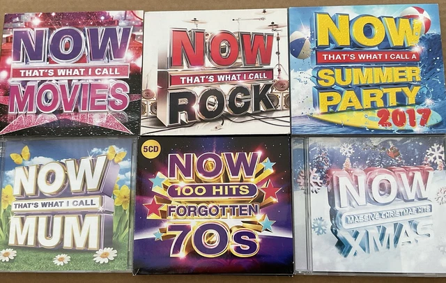 NOW THAT’S WHAT I Call Music CD BUNDLE JOBLOT X6-Mum,Xmas,70’s,Movies ...
