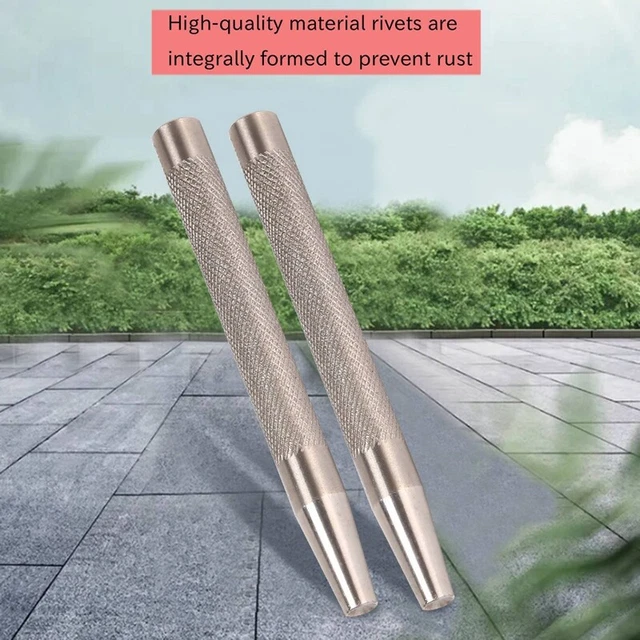 20PACK COPPER RIVETS and Burrs (14mm and 19mm) with 2Pcs Punch Rivet ...