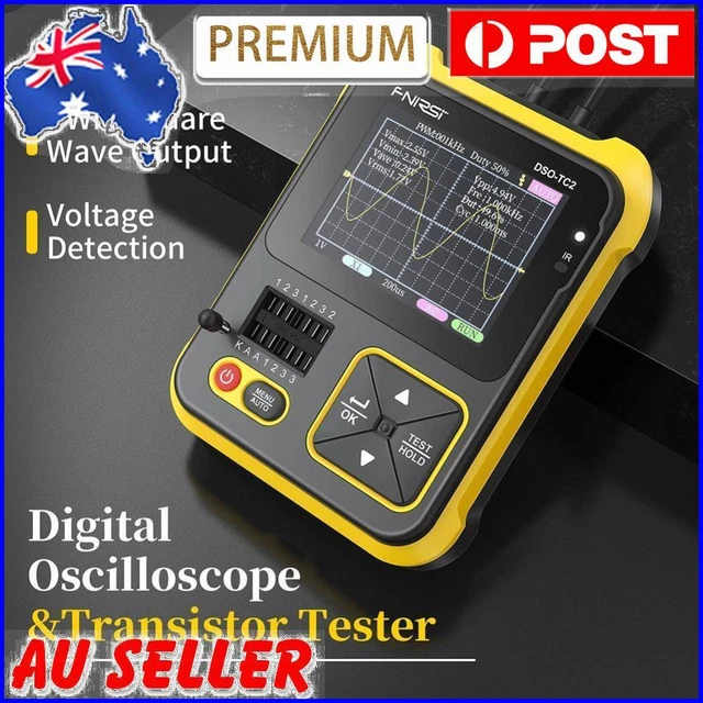2 IN 1 Handheld PWM Signal Generator Digital Oscilloscope LCR Meter ...