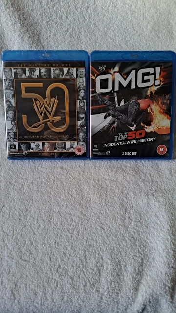 WWE: THE HISTORY Of The Wwe+ Omg Top 50 Incidents ( Blu-Ray New And ...