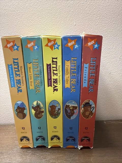 Nick Jr Little Bear Vhs Lot Of 5 Kid S Movie Nickelodeon Maurice