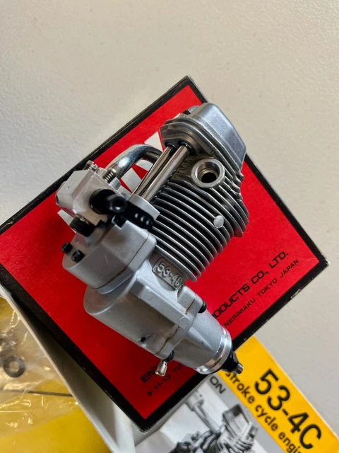 VINTAGE ENYA 53-4C four stroke RC plane engine (similar to OS, ASP, SC ...