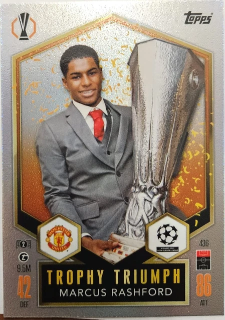 MATCH ATTAX 2024/2025 436 Trophy Triumph Marcus Rashford EUR 1,00 ...