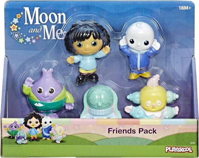 SET OF 5 X CBeebies Moon And Me Friends Pack Toy Figures. Playskool ...