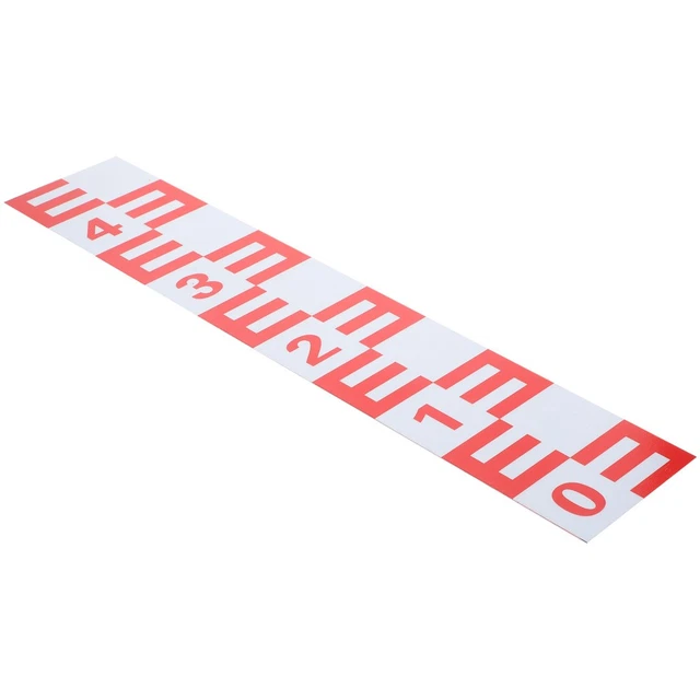 2 COUNT WATER Level Gauge Pond Depth Measuring Stick Tank Indicator ...