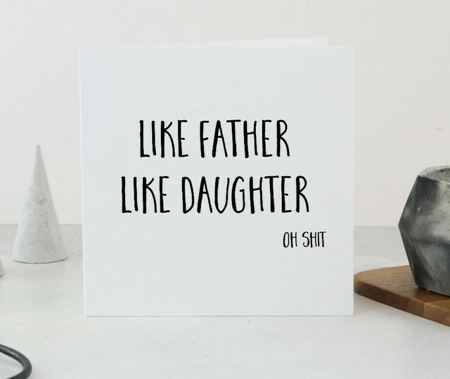DAD BIRTHDAY CARD From Daughter Funny Dad Birthday Card Fathers Day dad-birthday-card-from-daughter-funny-dad-birthday-card-fathers-day