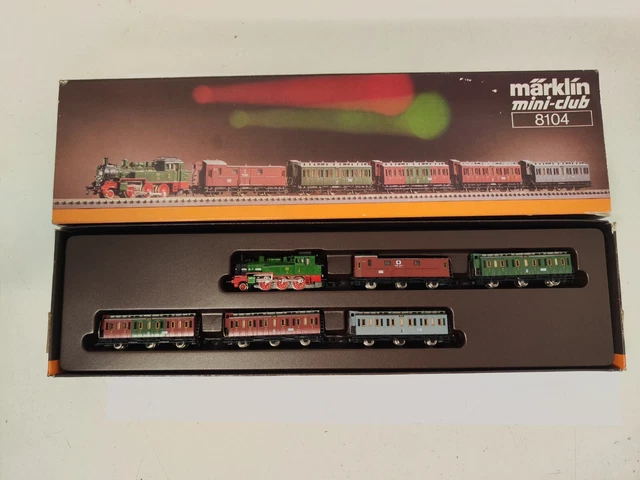 MÄRKLIN SPUR Z 8104 Zugpackung Preuß. Personenzug analog Gleichstrom in ...