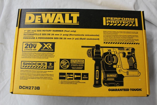DEWALT DCH273B 20V MAX Brushless SDS 3 Mode 1" Rotary Hammer Tool Only ...