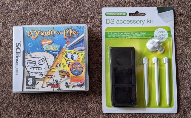 DS GAME & Manual Spongebob Squarepants Nintendo Drawn to Life FREE ...