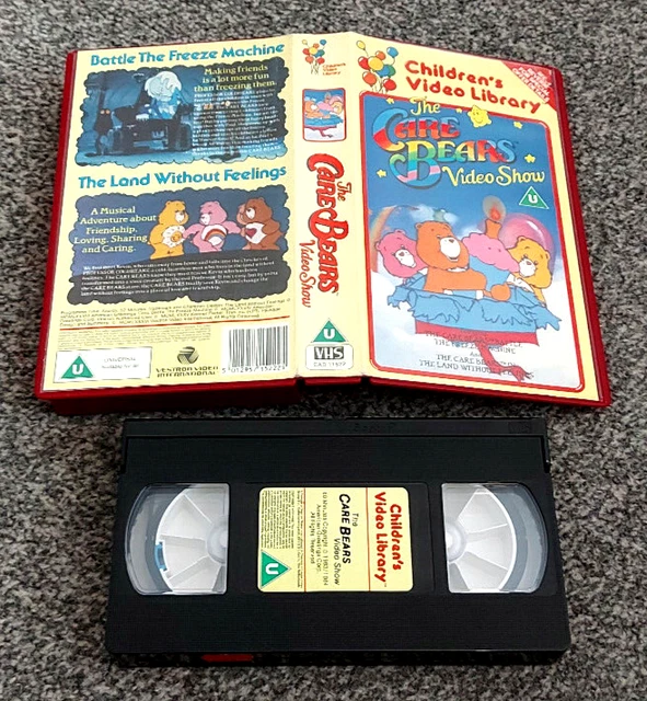 THE CARE BEARS Video Show Children's Video Library Pal Vhs Video Kids ...