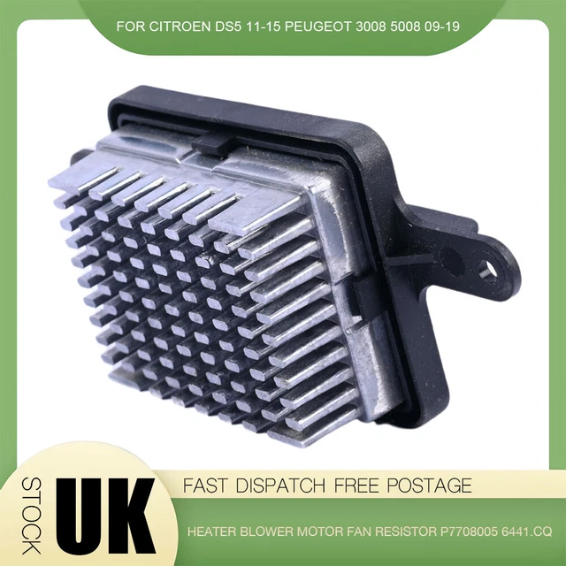 HEATER BLOWER MOTOR Fan Resistor For Citroen DS5 11-15 Peugeot 3008 ...