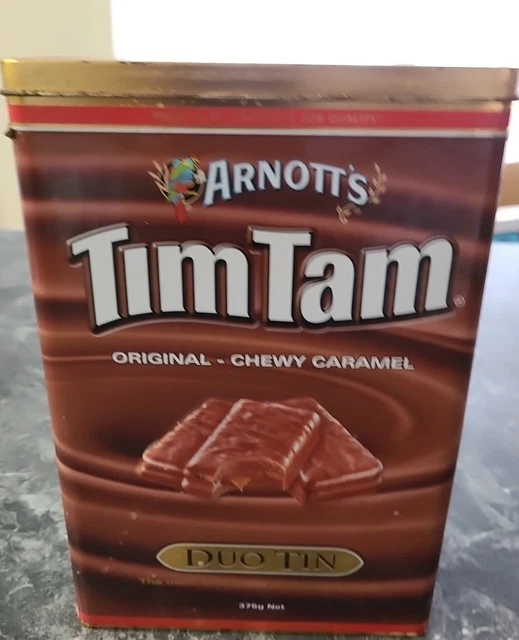 ARNOTT'S BISCUITS. TIM Tam Duo Tin. Original and Chewy Caramel. EUR 3 ...