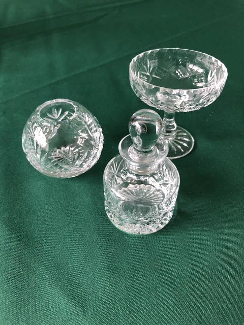 EDINBURGH CRYSTAL MASTER Miniatures - Rose Bowl, compote dish £12.00 - PicClick UK