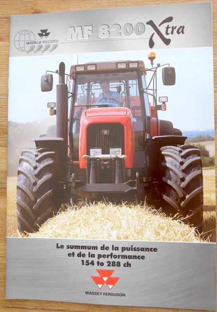 PROSPECTUS BROCHURE MASSEY Ferguson catalogue tracteur combine prospekt trattori EUR 22,99 ...