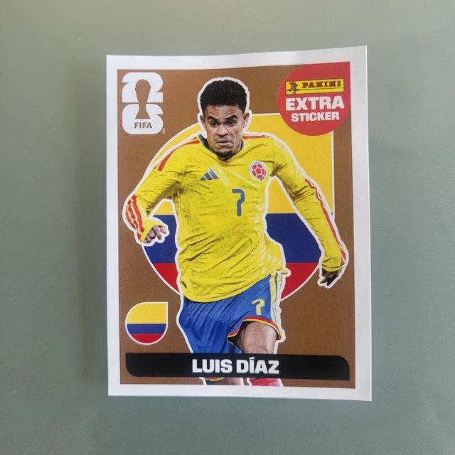 PANINI FIFA WORLD Cup 2026 Extra Sticker Luis Díaz #7 Colombia £17.24 ...