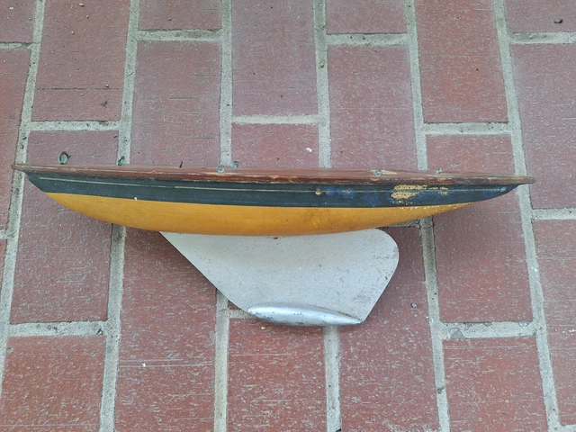 AILSA POND YACHT HULL Made in Largs Scotland For Repair Restoration £88 ...