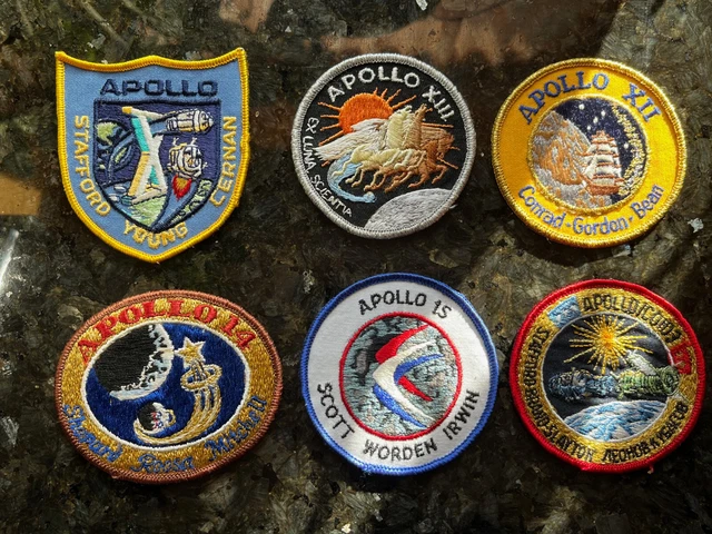 APOLLO PATCHES VOM Kennedy Space Center, Hochwertige Originale, Vintage, Neu EUR 26,99 - PicClick DE