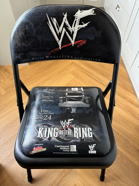 WWF WWE KING of the Ring 2001 Ringside Chair Vintage PPV Poster ...