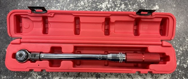 MAC TOOLS TWXF100 Drive Flex Round-Head Micro-Adjustable Torque Wrench ...