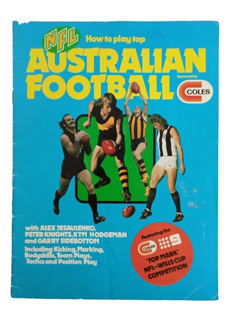 NFL HOW TO Play Australian Football Vintage Magazine AFL VFL $8.95 ...