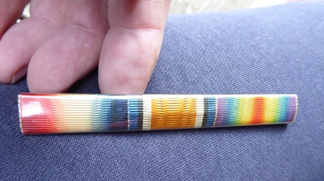 WW1 AIF AUSTRALIAN Military Medal Trio Ribbon Bar Superior Example EUR ...