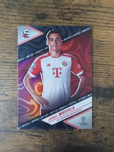 TOPPS UCL SUPER-STARS 23/24 N° 54 Jamal Musiala noir mystique EUR 4,07 - PicClick FR