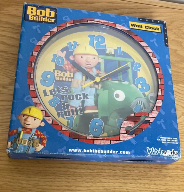 BOB THE BUILDER Wall clock and alarm clock boxset £14.99 - PicClick UK