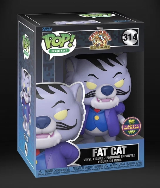 FUNKO POP DIGITAL - Chip n Dale - Fat Cat - Disney Afternoon - LE2100 ...