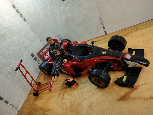 VINTAGE RARE ACTION Man Grand Prix F1 Racing Car with Sounds Figure ...