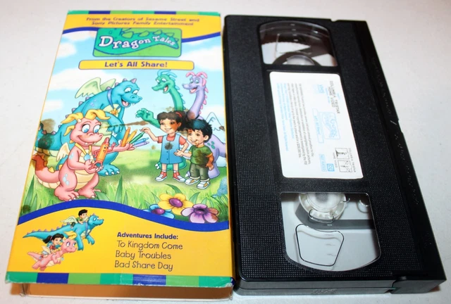 DRAGON TALES - Lets All Share (VHS, 2000) Sesame Workshop, To Kingdom ...