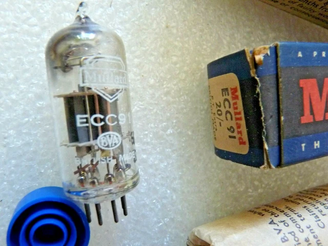 ECC91 MULLARD SQUARE Getter New Old Stock Electronic Valve F19 £7.00 - PicClick UK
