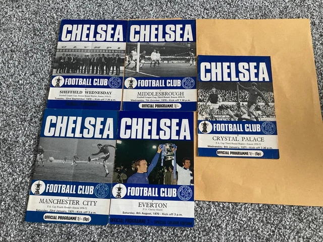 COMPLETE SEASON OF 30 Chelsea Home Programmes 1970-71. £20.00 - PicClick UK