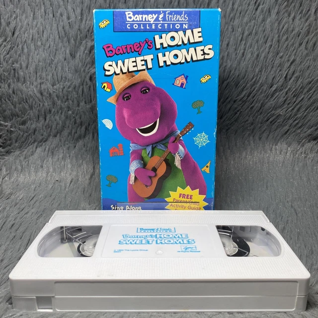 BARNEY - BARNEYS Home Sweet Homes VHS 1993 Vintage Kids Cartoon TV Show ...