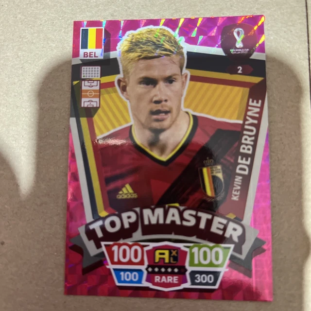 FIFA WORLD CUP QATAR 2022 Kevin De Bruyne carta TOP MASTER #2 nuova ...